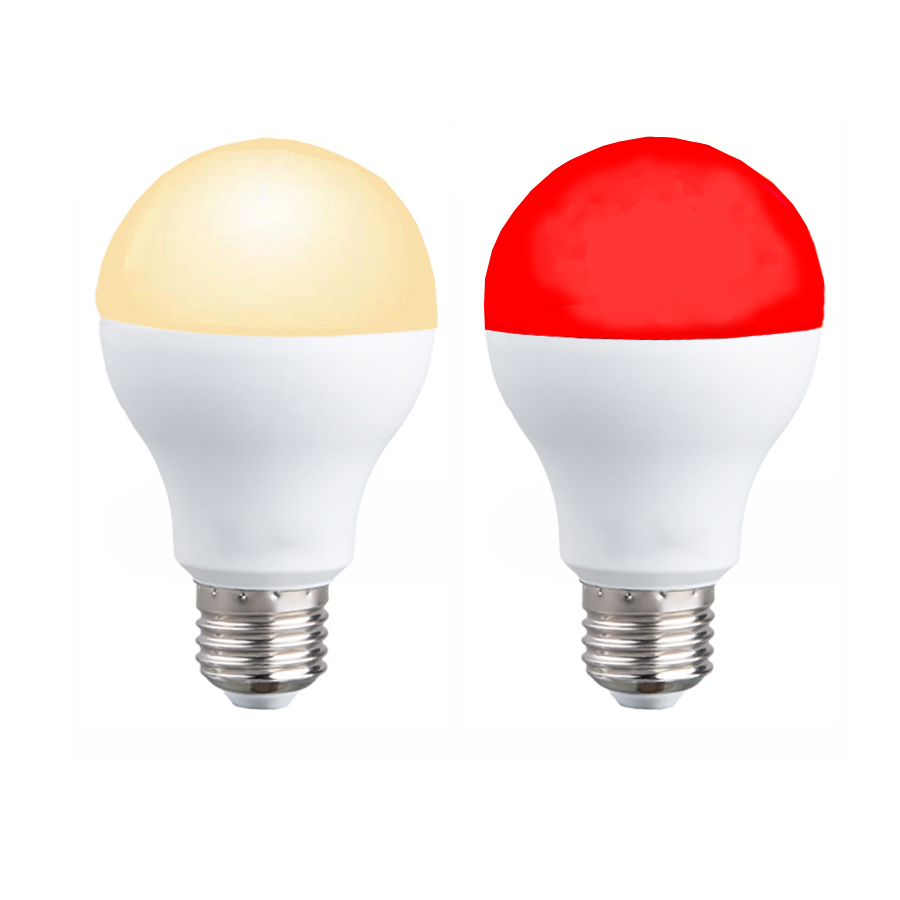 zero flicker red light bulb e14 full spectrum red amber sleep e27 ...