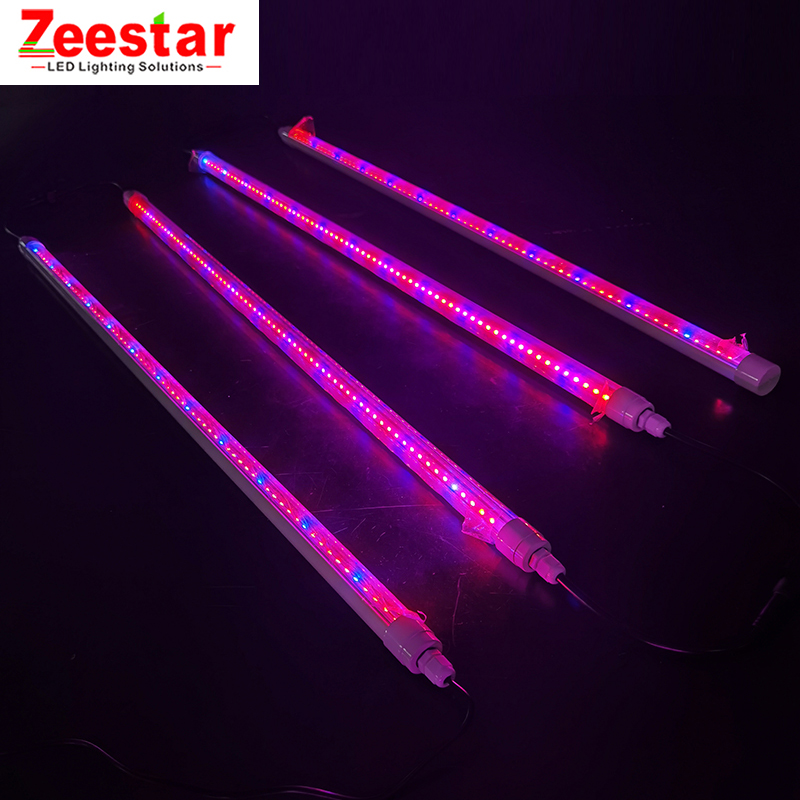 600mm 900mm 4ft 36w T8 Waterproof blue red led plant grow light tube