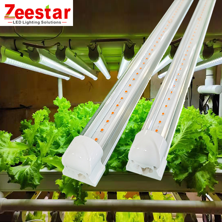 21w T5 T8 6500k full spectrum pure cold white light led plant grow tube