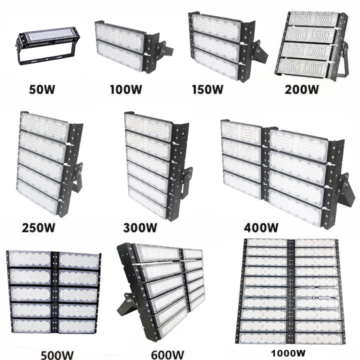 outdoor 600w 1000w football baseball stadium floodlight light volleyball field flood lights led ...