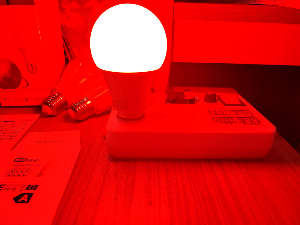zero flicker red light bulb e14 full spectrum red amber sleep e27 ...