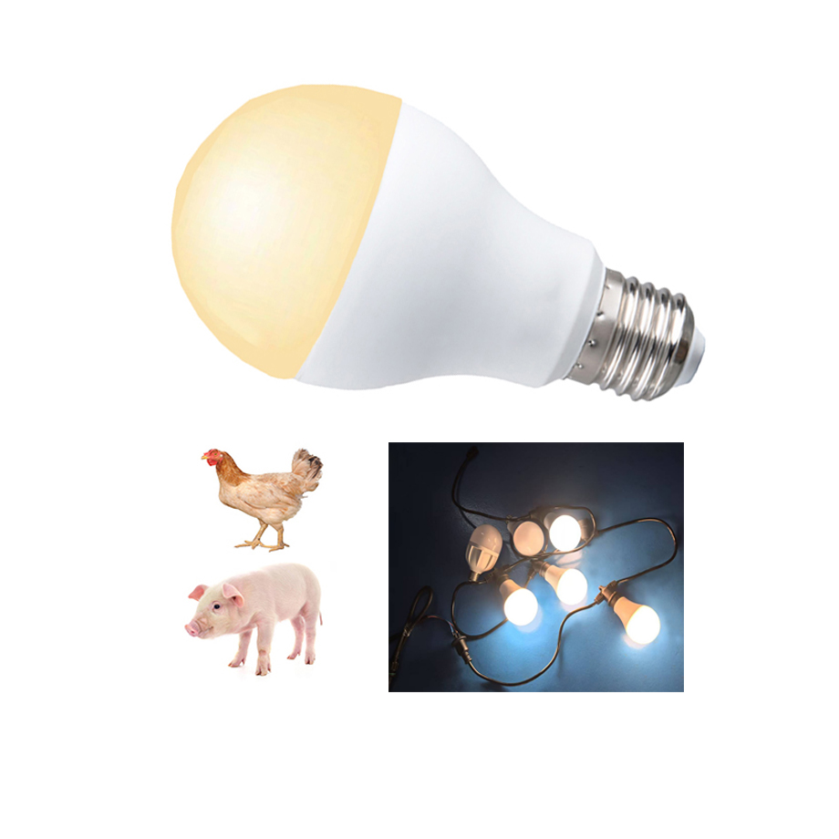 48Vdc poultry dimmable 0-10v led bulb e27 10w light dimming bulbs