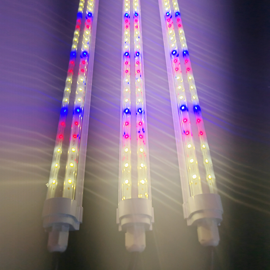LED tube lighting for algae microalgae species growth