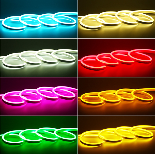 Neon Strip Neon LED Sign Flexible Silicone Tube Side View Lighting for ...